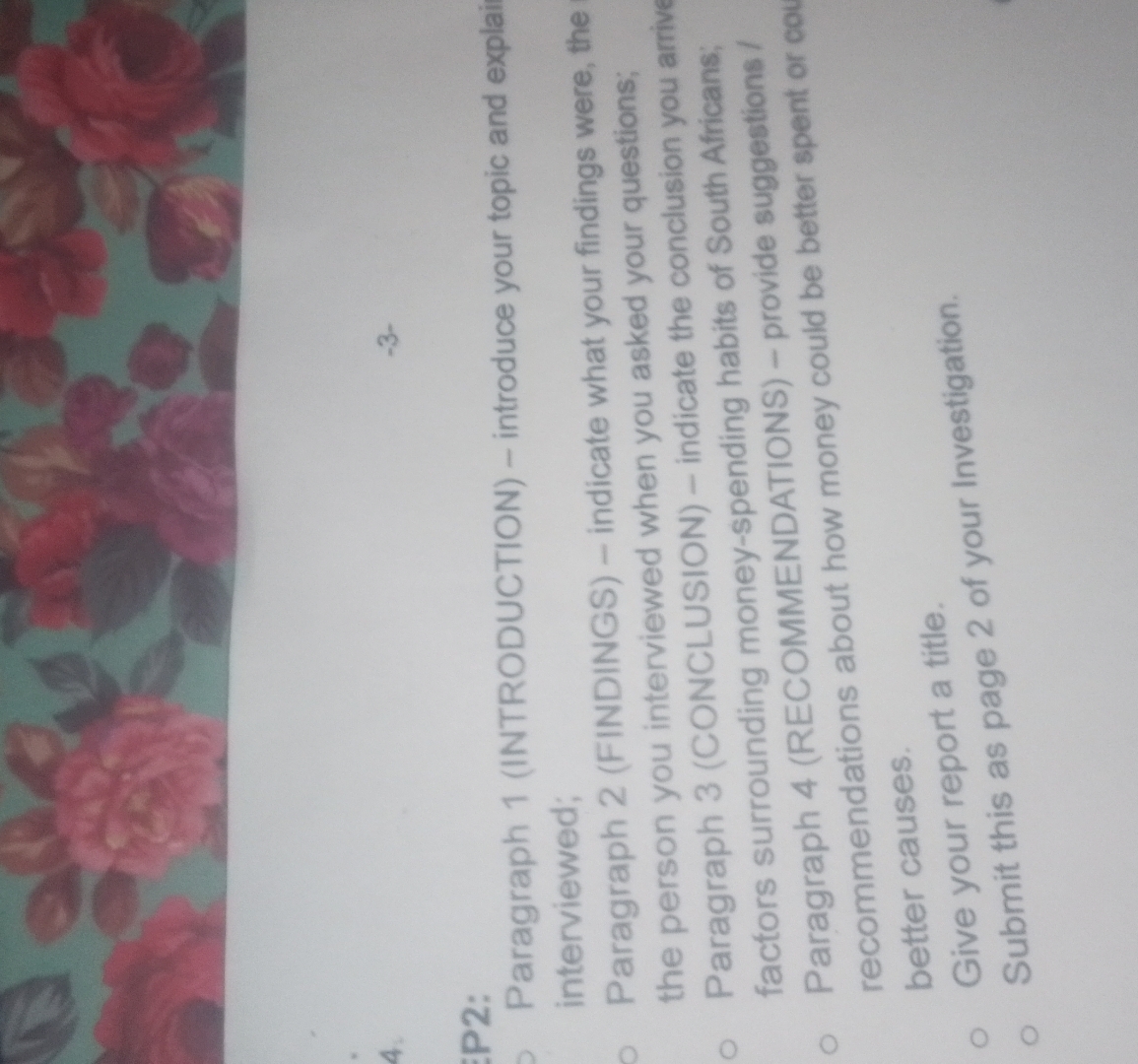 Solved P2: -3 . ﻿Paragraph 1 (INTRODUCTION) - ﻿introduce | Chegg.com