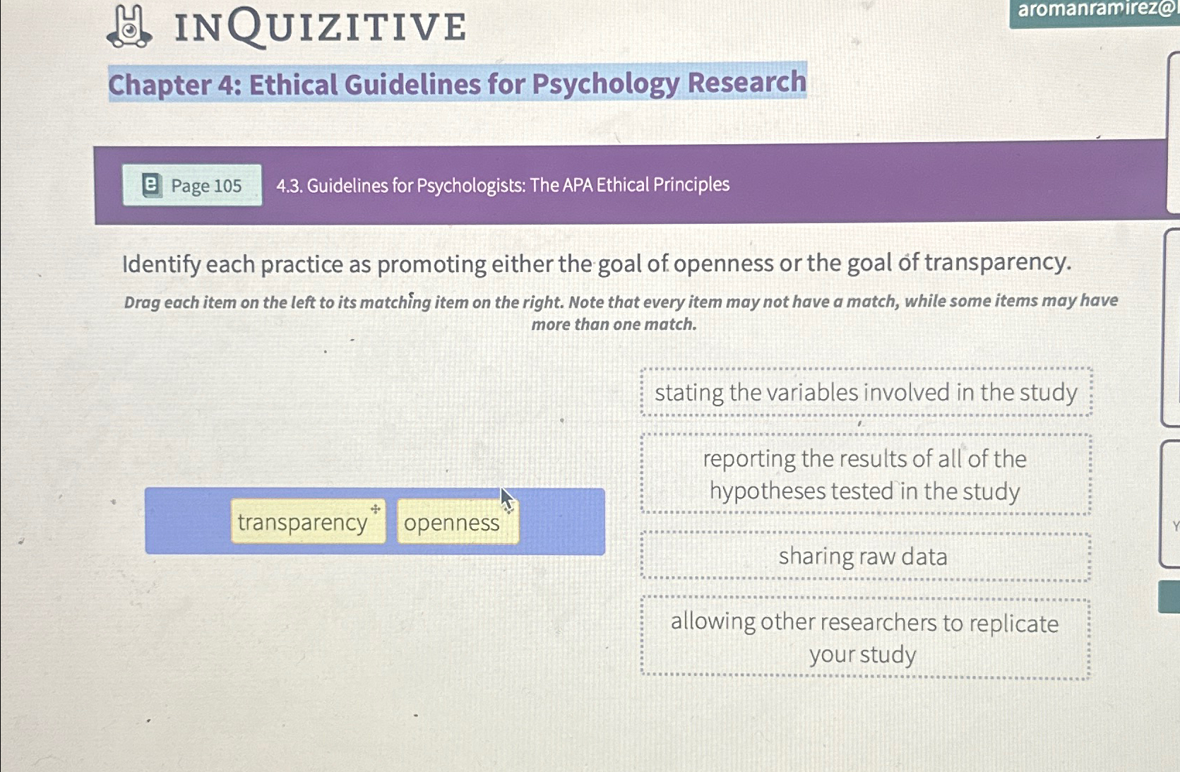 Solved INQUIZITIVEChapter 4: Ethical Guidelines for | Chegg.com