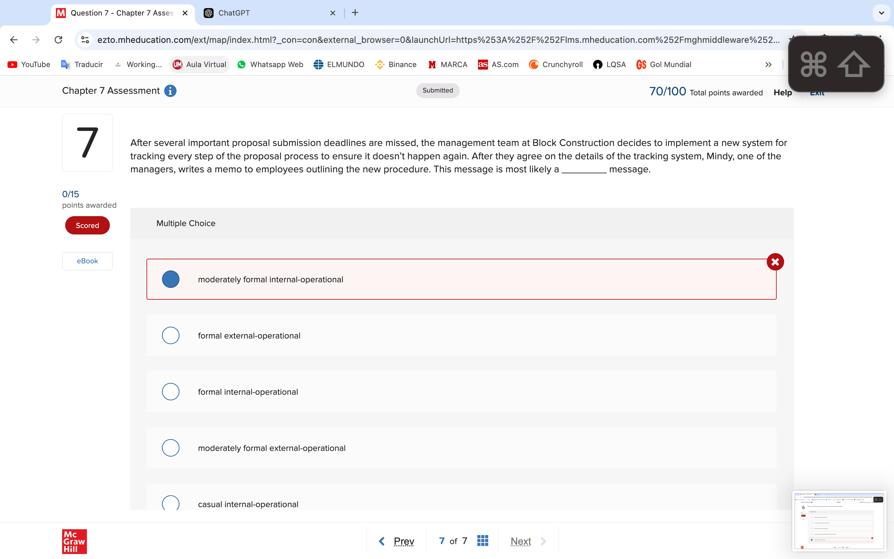 Solved Multiple Choice After several important proposal | Chegg.com