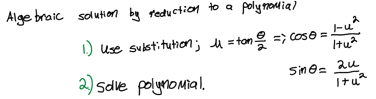 Solved Alge braic solution by reduction to a polynomial 1.) | Chegg.com