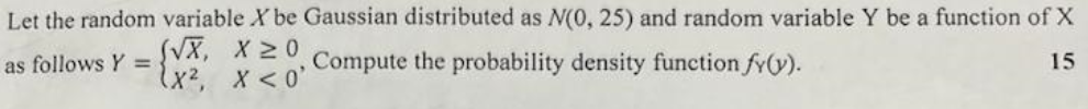 Solved Let the random variable x ﻿be Gaussian distributed as | Chegg.com