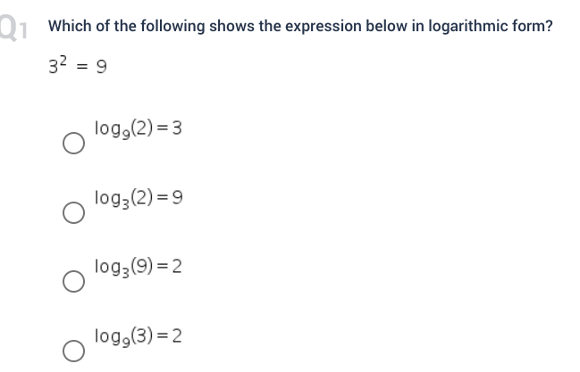 Solved Which of the following shows the expression below in | Chegg.com