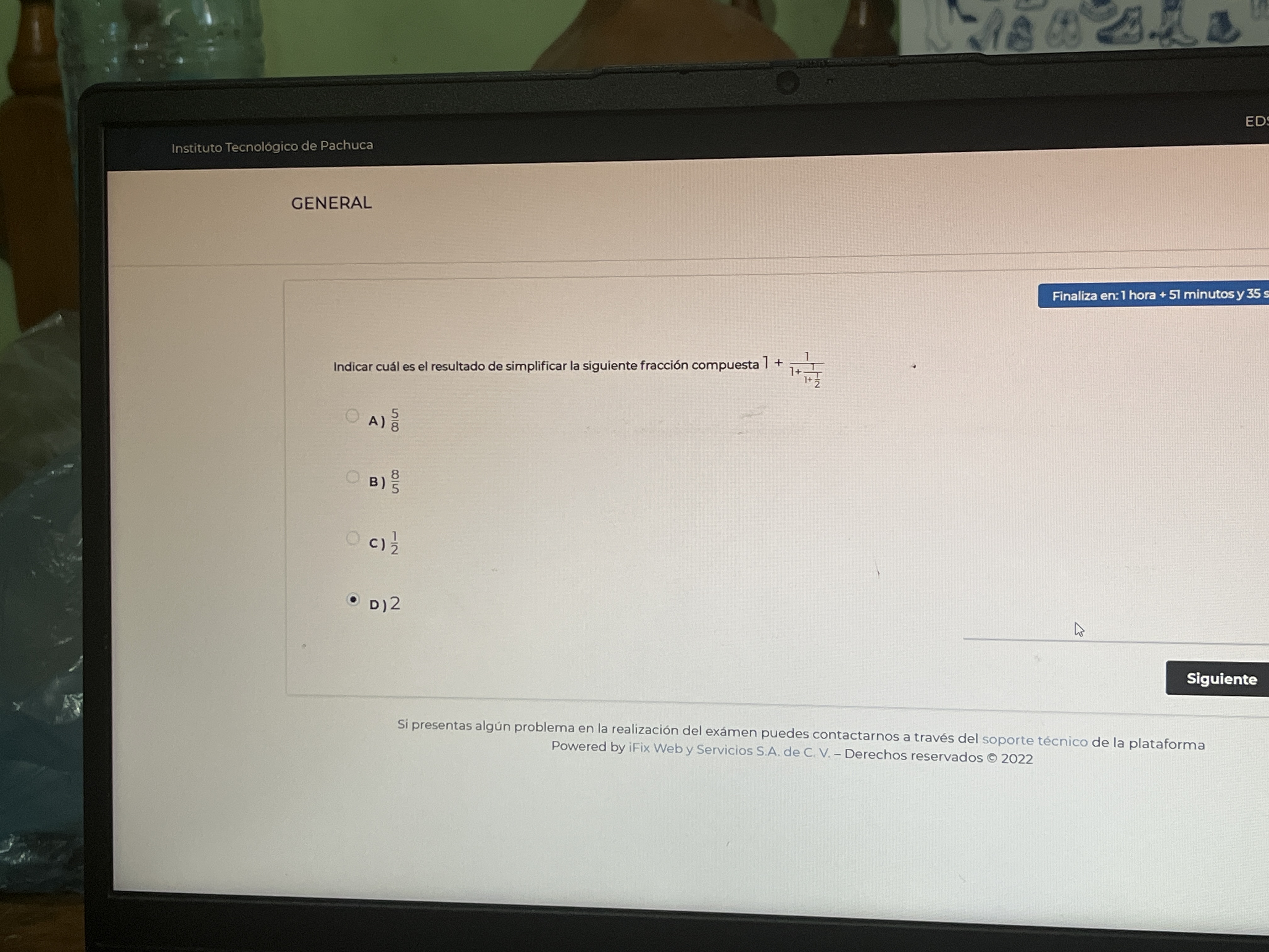 Solved code class="asciimath">Indicar cuál es el resultado | Chegg.com