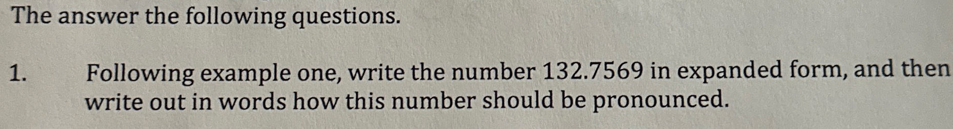 Solved The answer the following questions.Following example | Chegg.com