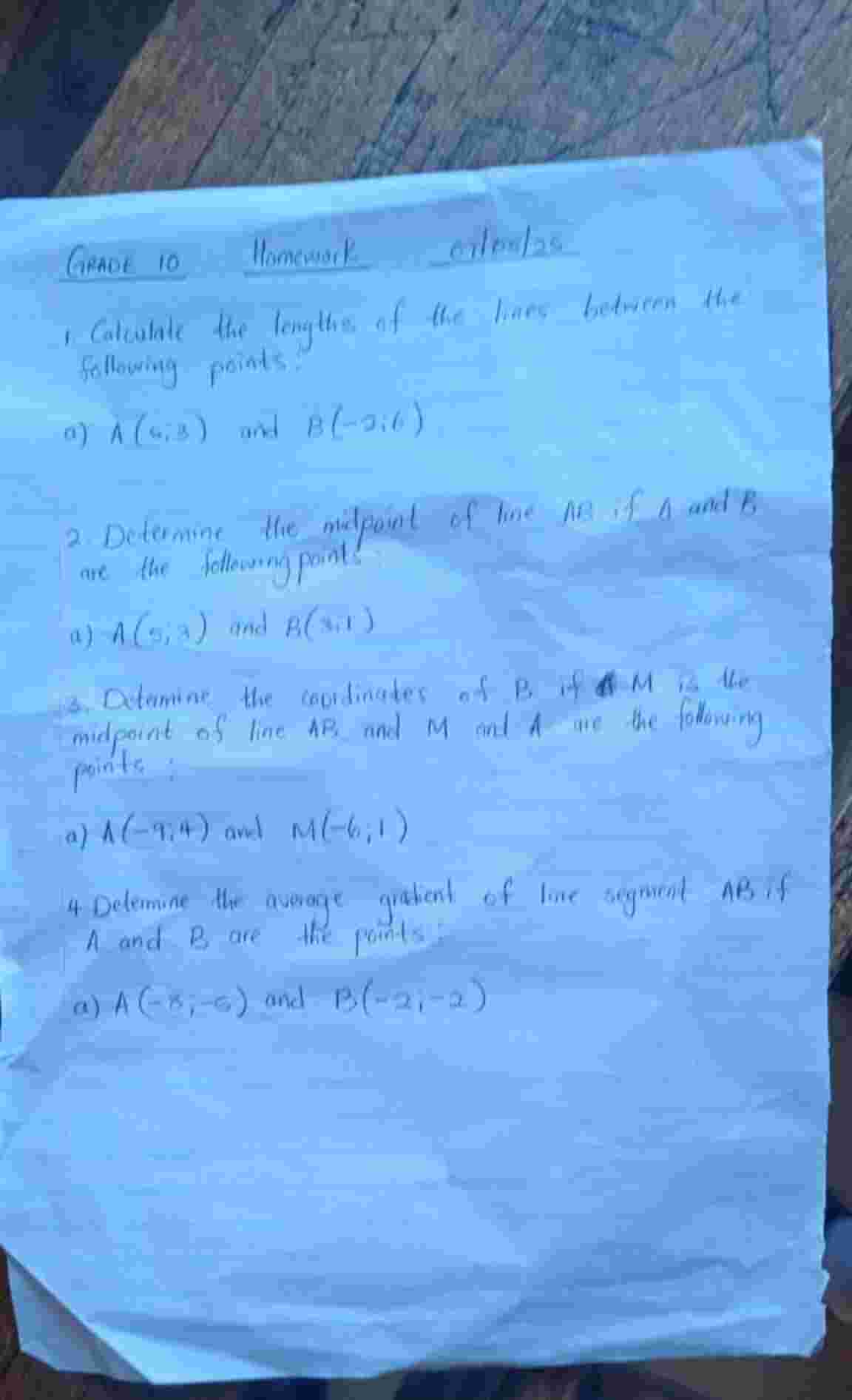 Solved code class="asciimath">Grade 10 ﻿Hamewerl elomlas 1 | Chegg.com