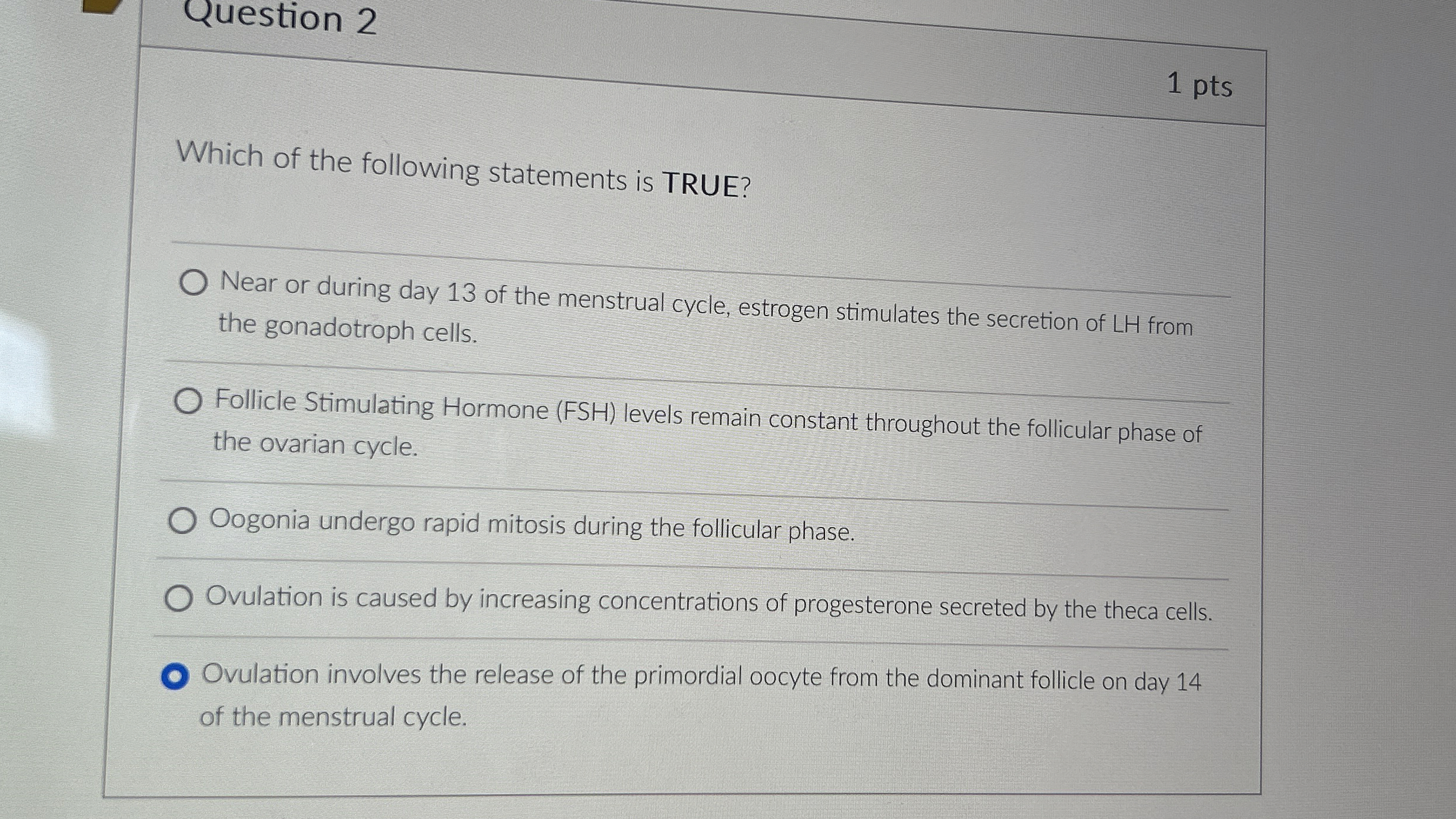 Solved Question 21 ﻿ptsWhich of the following statements is | Chegg.com