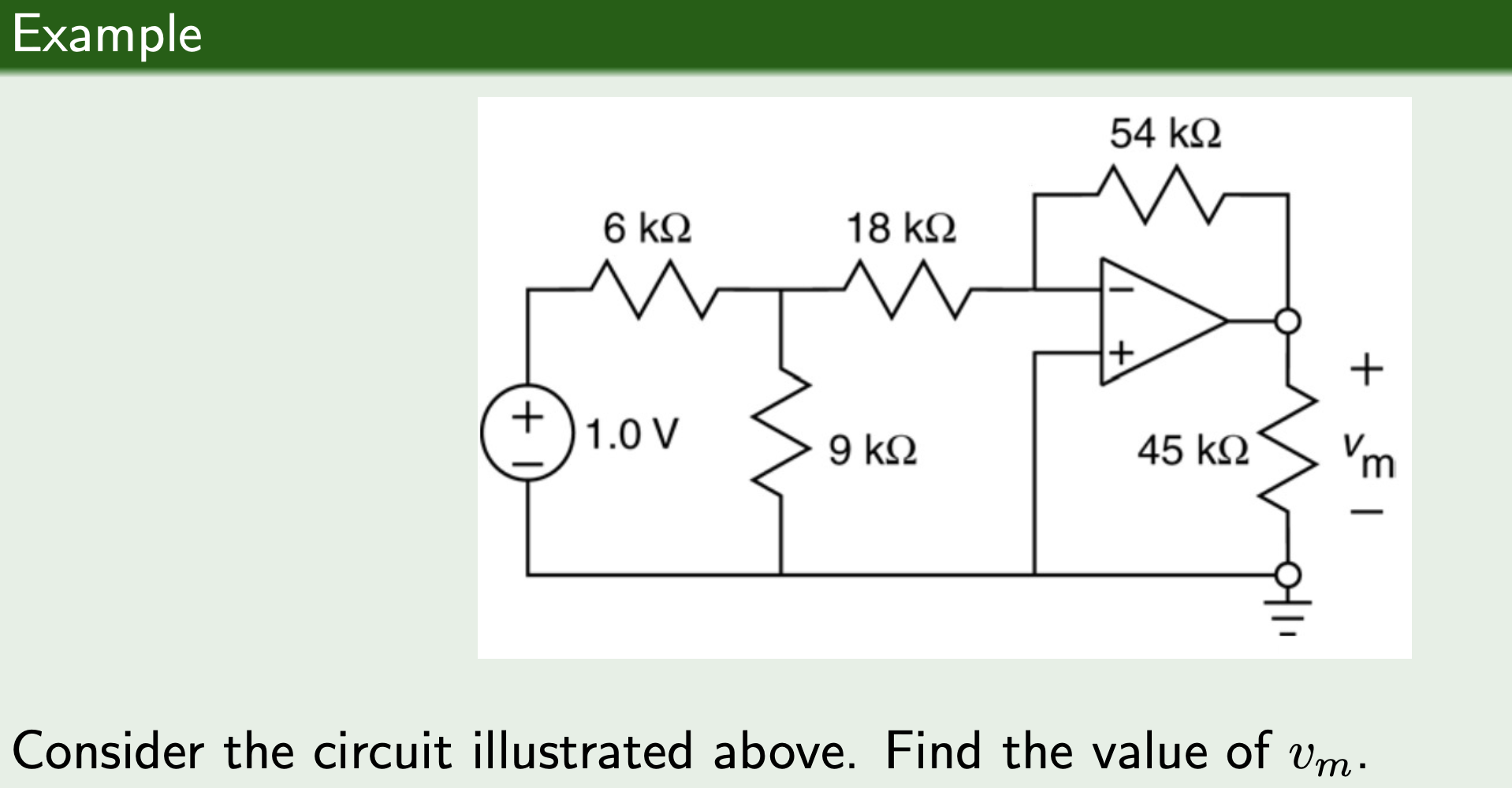 Solved Consider the circuit illustrated above. Find the | Chegg.com