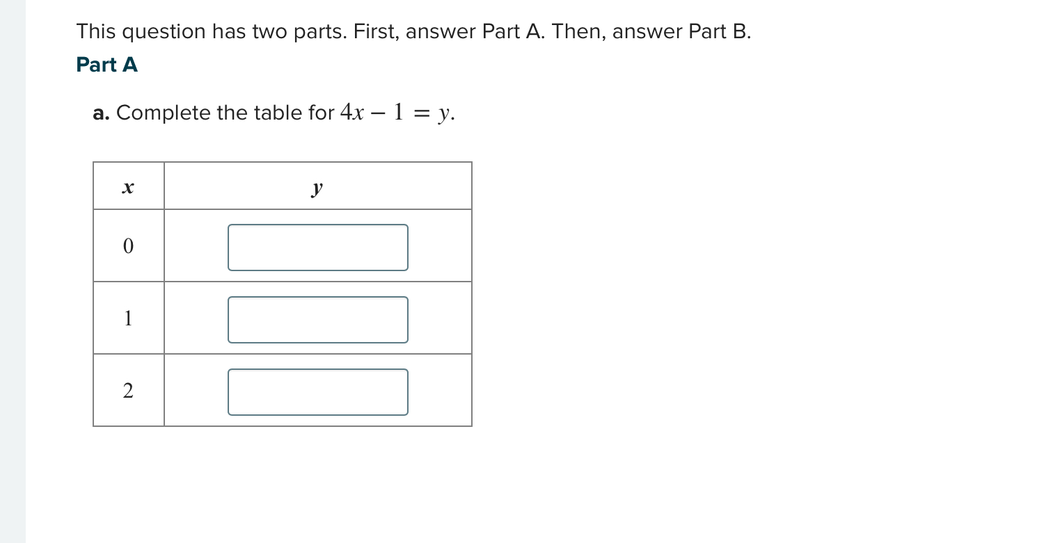 Solved This question has two parts. First, answer Part A. | Chegg.com