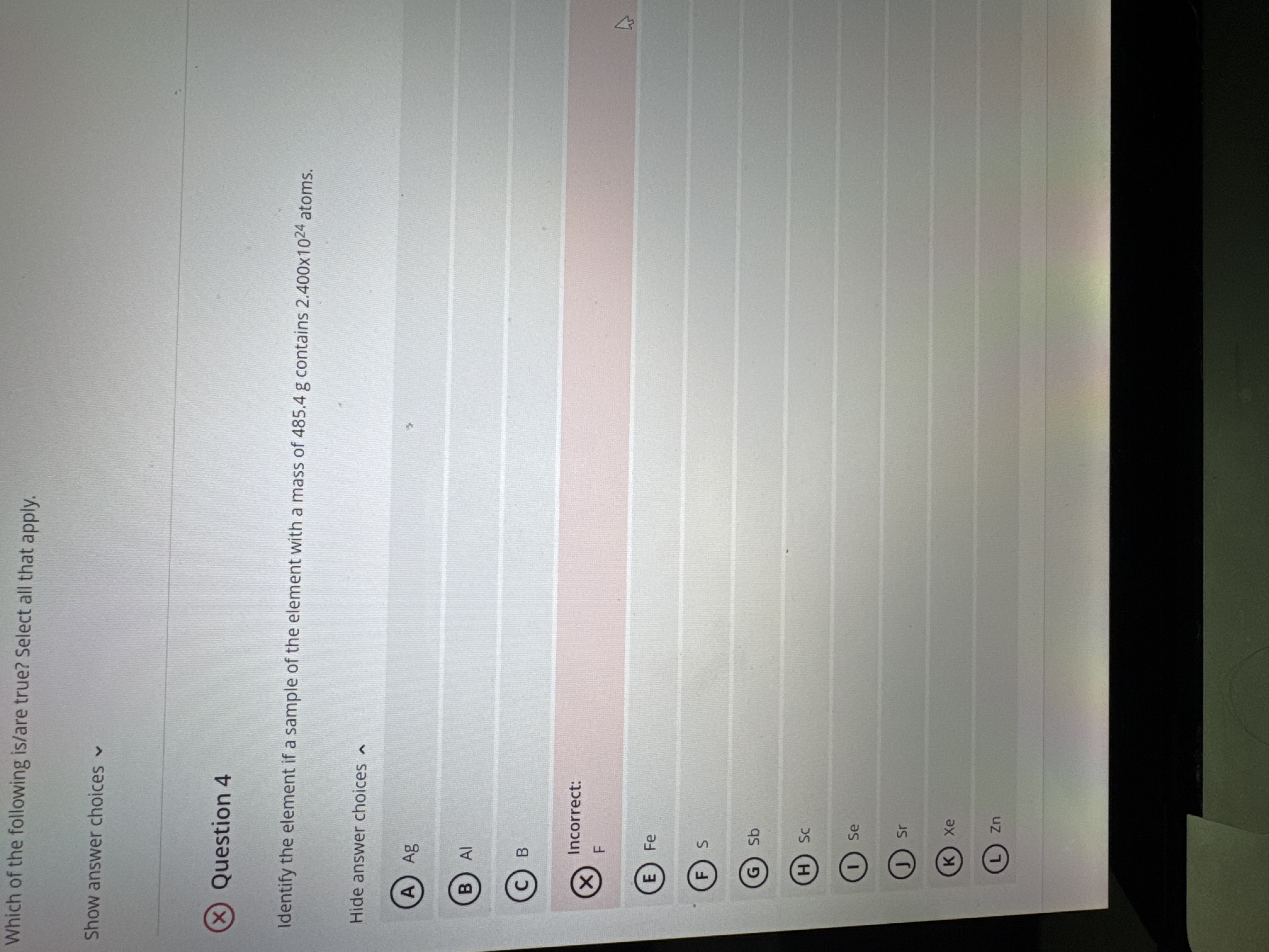 Solved code class="asciimath">Question 4 ﻿Identify the | Chegg.com