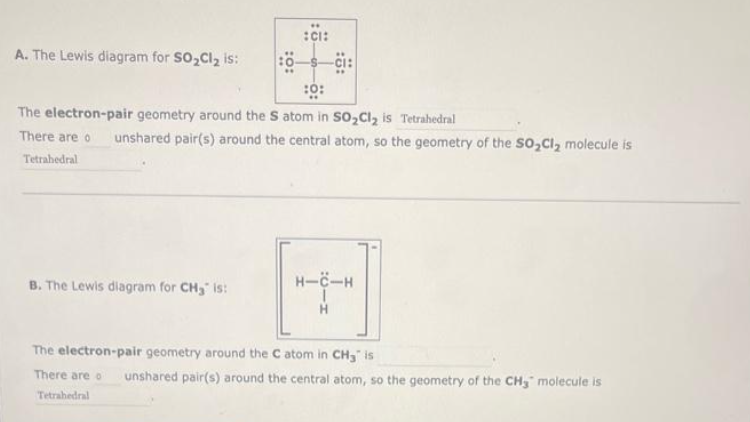 Solved A. ﻿The Lewis diagram for SO2Cl2 ﻿is:The | Chegg.com