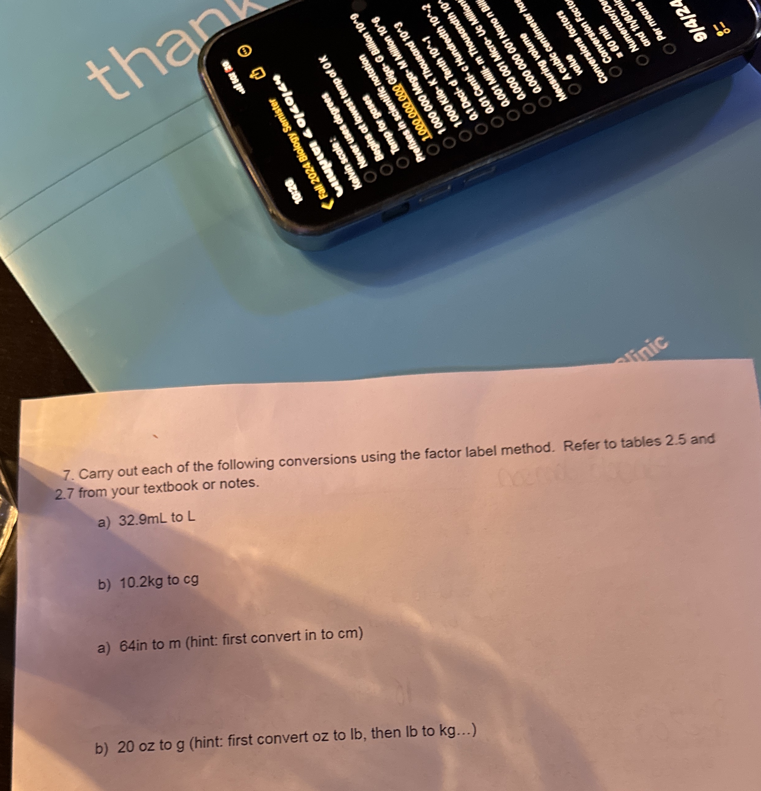 Solved Carry out each of the following conversions using the | Chegg.com