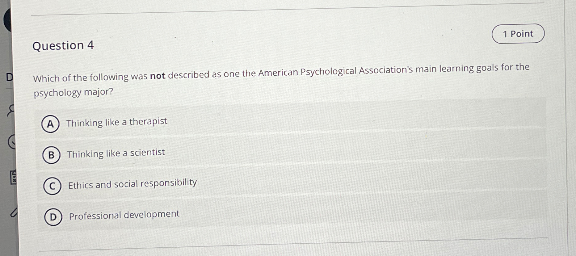 Solved Question 41 ﻿PointWhich of the following was not | Chegg.com