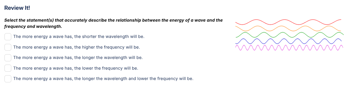 Solved Review It! ﻿Select the statement(s) ﻿that accurately | Chegg.com