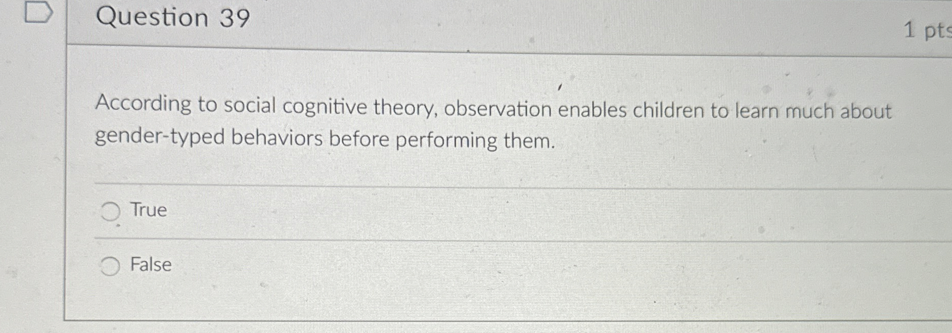 Solved Question 391 ﻿ptsAccording to social cognitive | Chegg.com