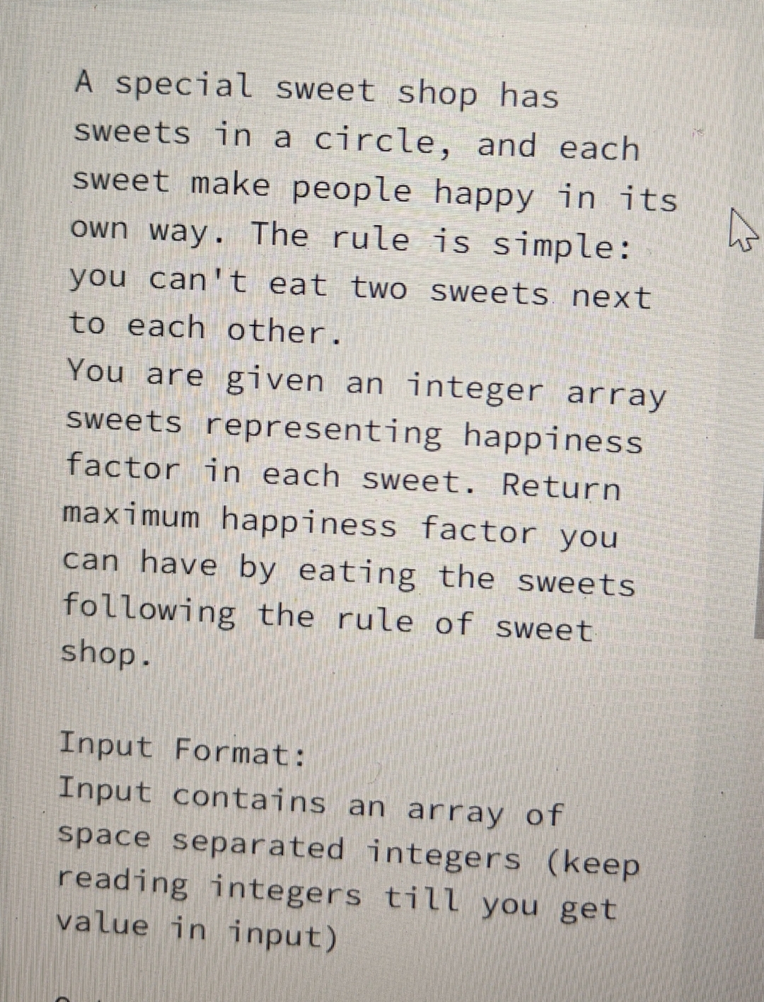 A special sweet shop has sweets in a circle, and each | Chegg.com