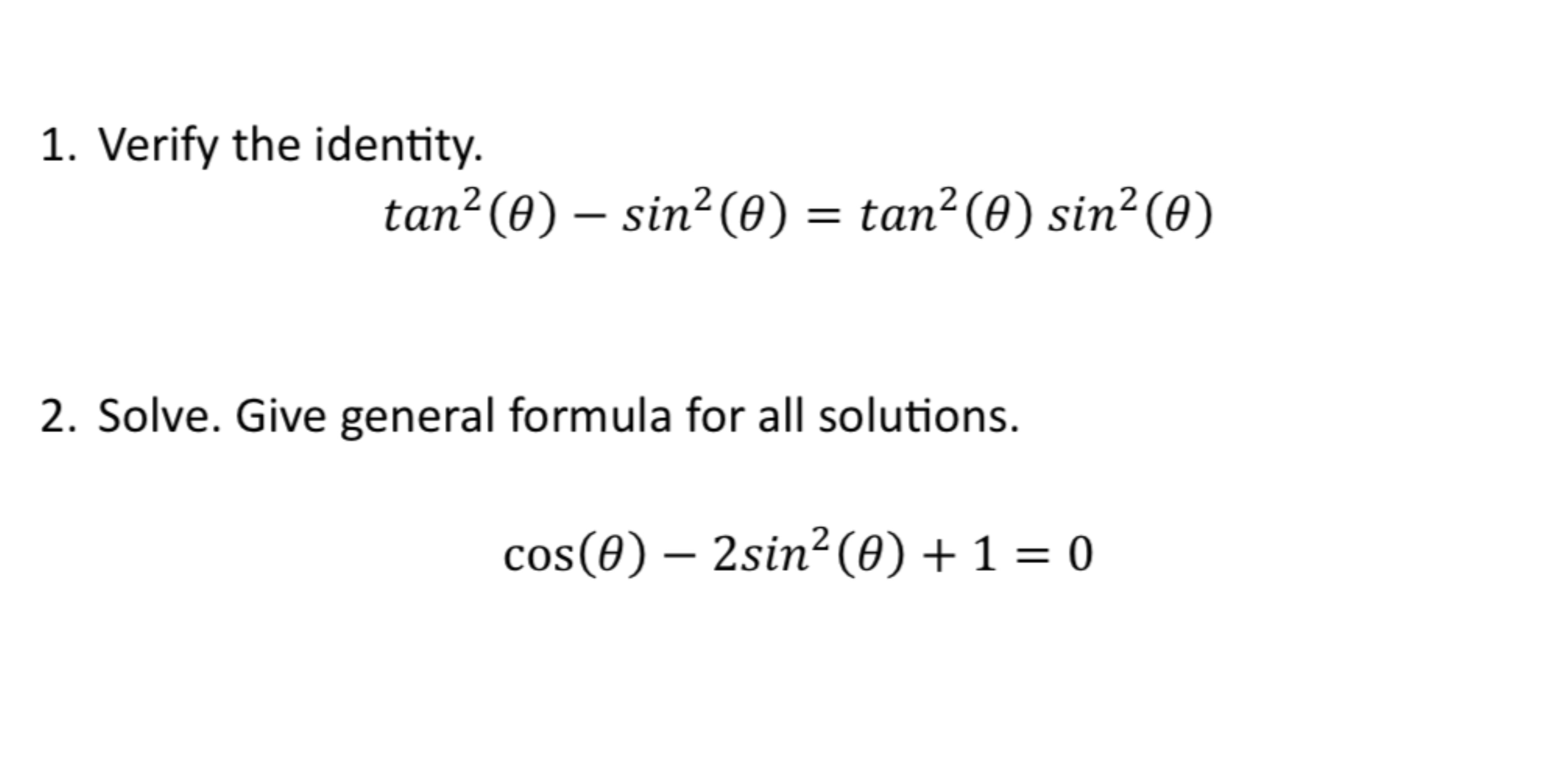 Solved Verify the | Chegg.com