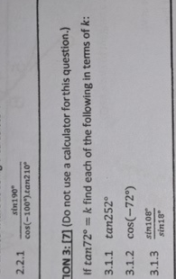 Solved code class="asciimath">2.2.1(sin190\deg | Chegg.com