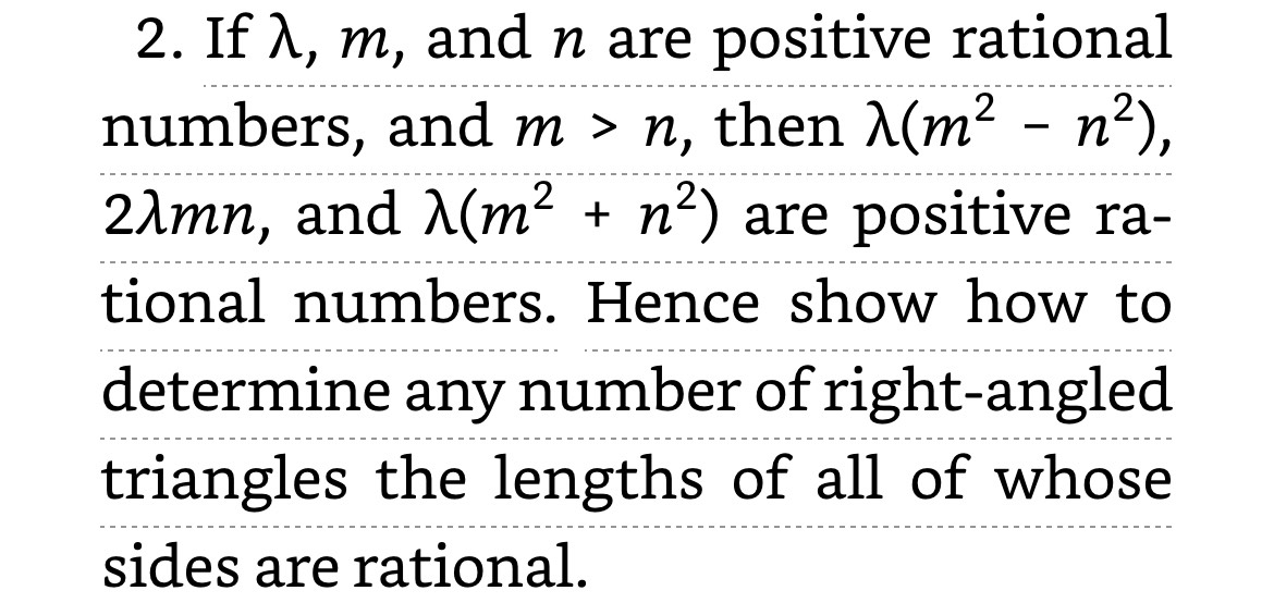Solved If λ,m, ﻿and n ﻿are positive rational numbers, and | Chegg.com