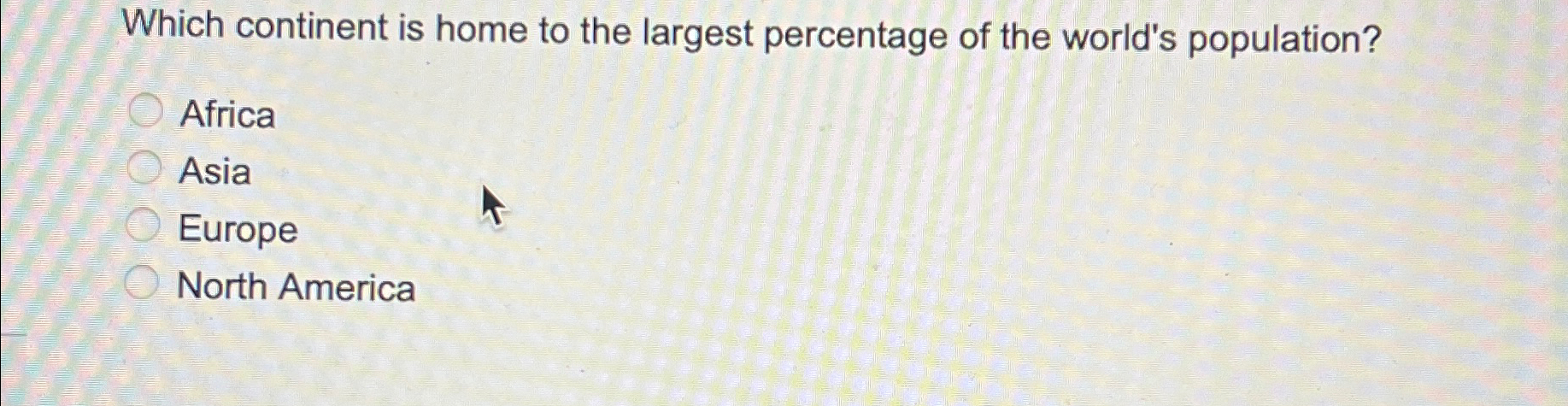 Solved Which continent is home to the largest percentage of | Chegg.com