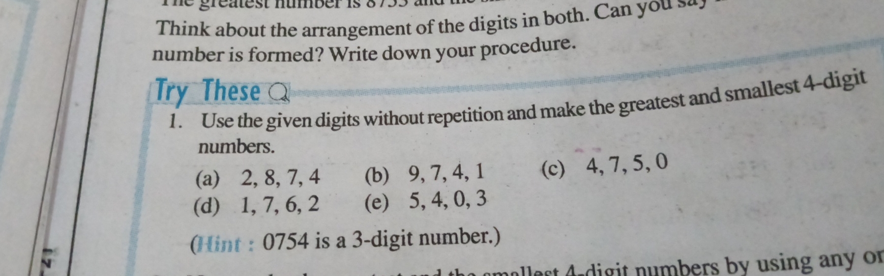 Solved Think about the arrangement of the digits in both. | Chegg.com