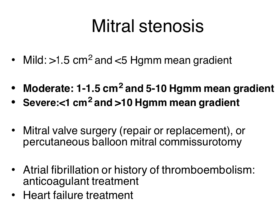 Solved code class="asciimath">Mitral stenosis Mild: | Chegg.com