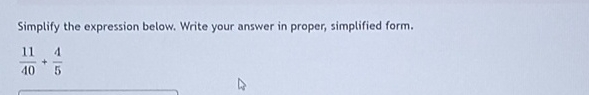 Solved Simplify the expression below. Write your answer in | Chegg.com