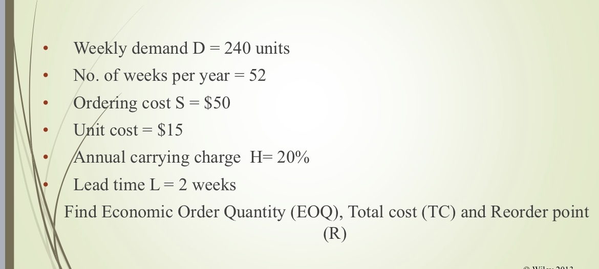 Solved recapManagement Decision Problem:Our sales of organic | Chegg.com