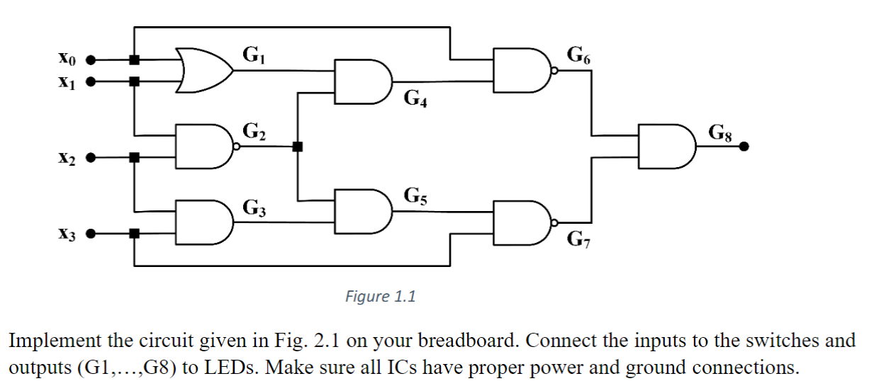 Solved how do i build this circuit on breadboard. using | Chegg.com