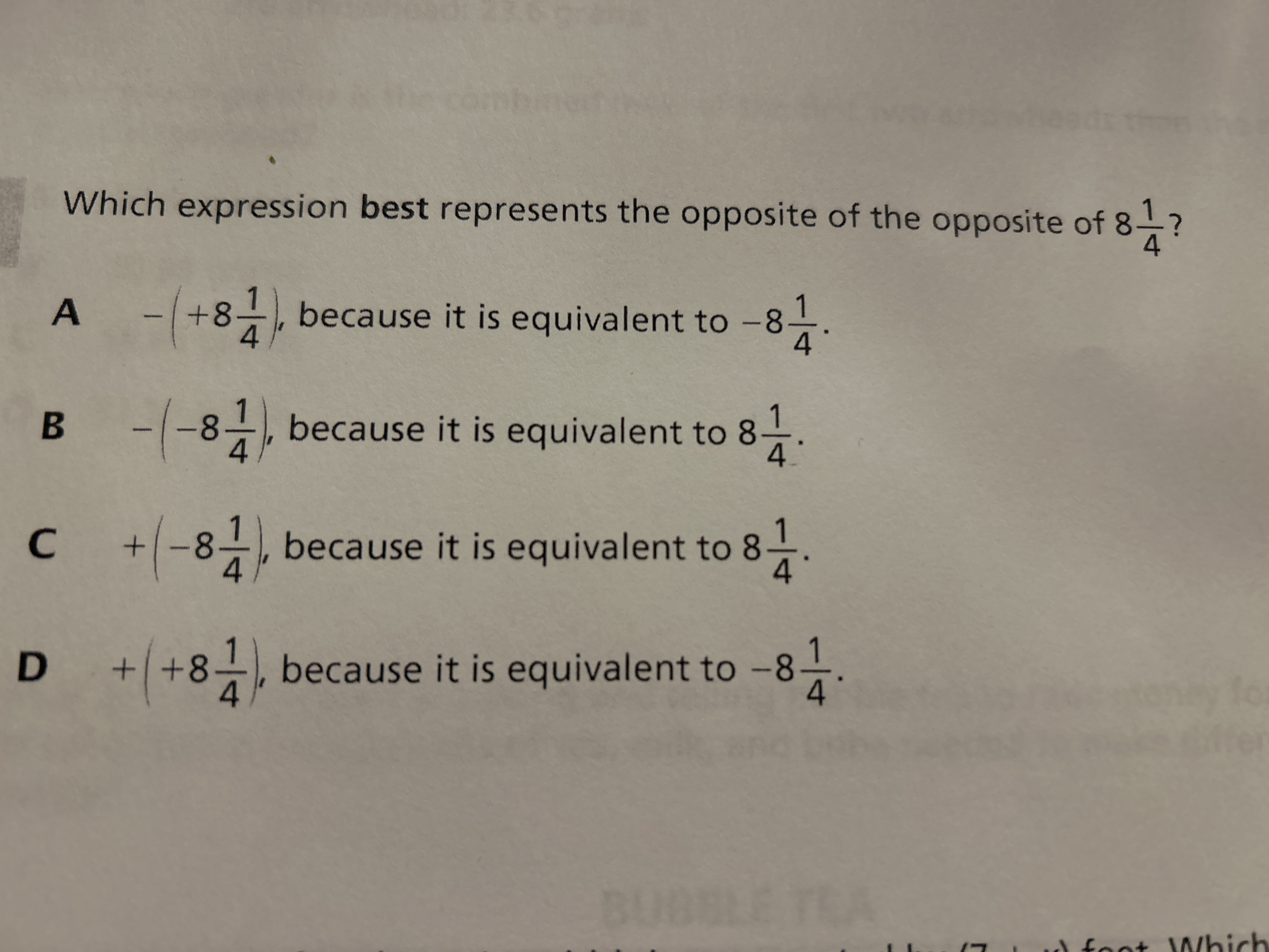 Solved code class="asciimath">Which expression best | Chegg.com