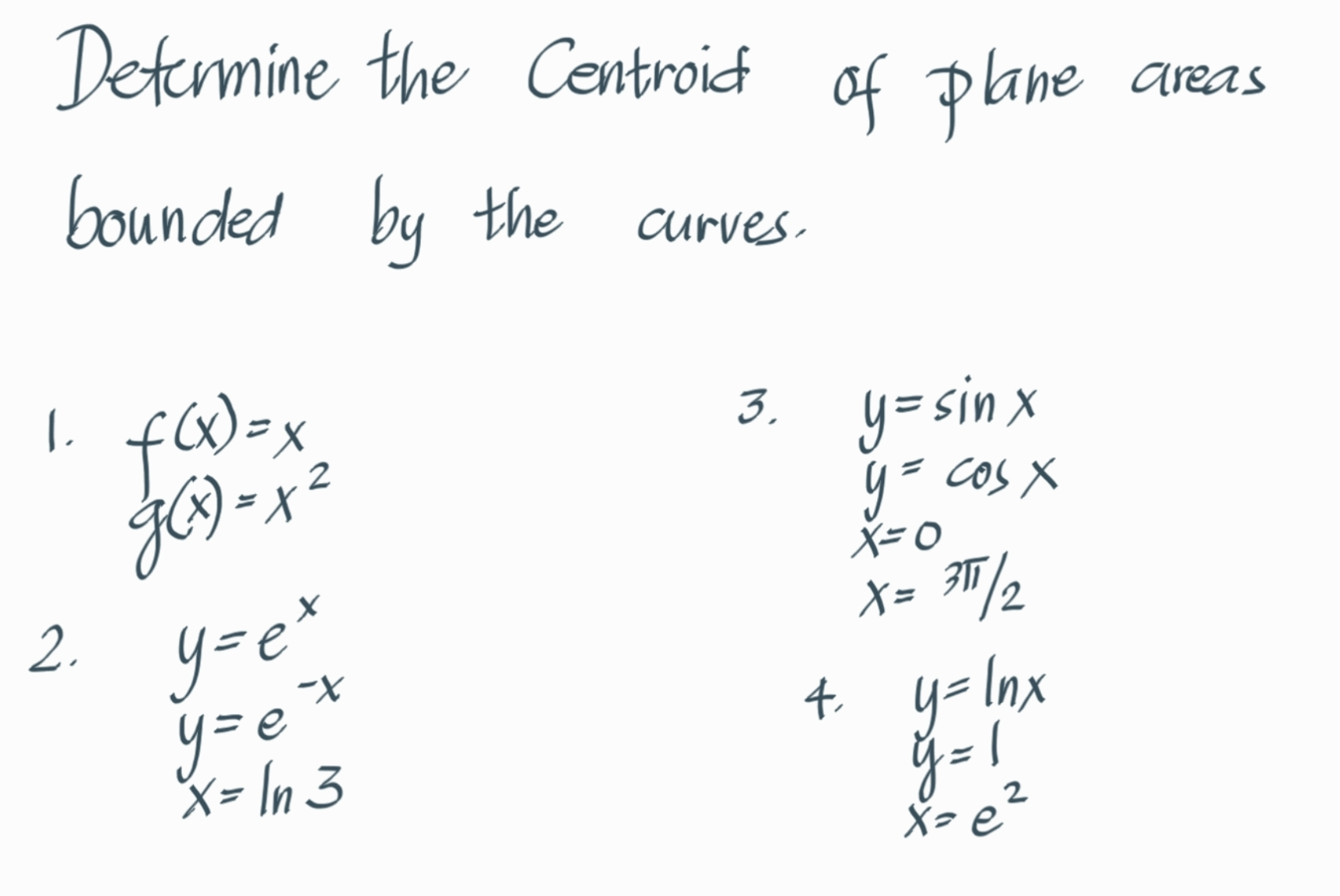 Solved Sketch and solve for the centroid of the plane areas | Chegg.com