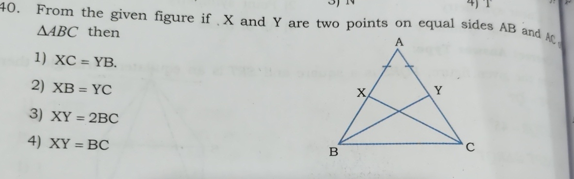 Solved From the given figure if x ﻿and Y ﻿are two points on | Chegg.com