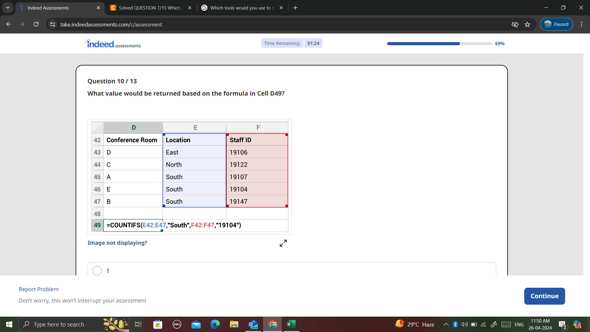 Solved Question 10 / 13 ﻿What value would be returned based | Chegg.com