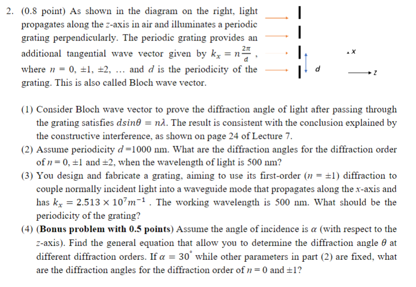 Solved (0.8 ﻿point) ﻿As shown in the diagram on the right, | Chegg.com