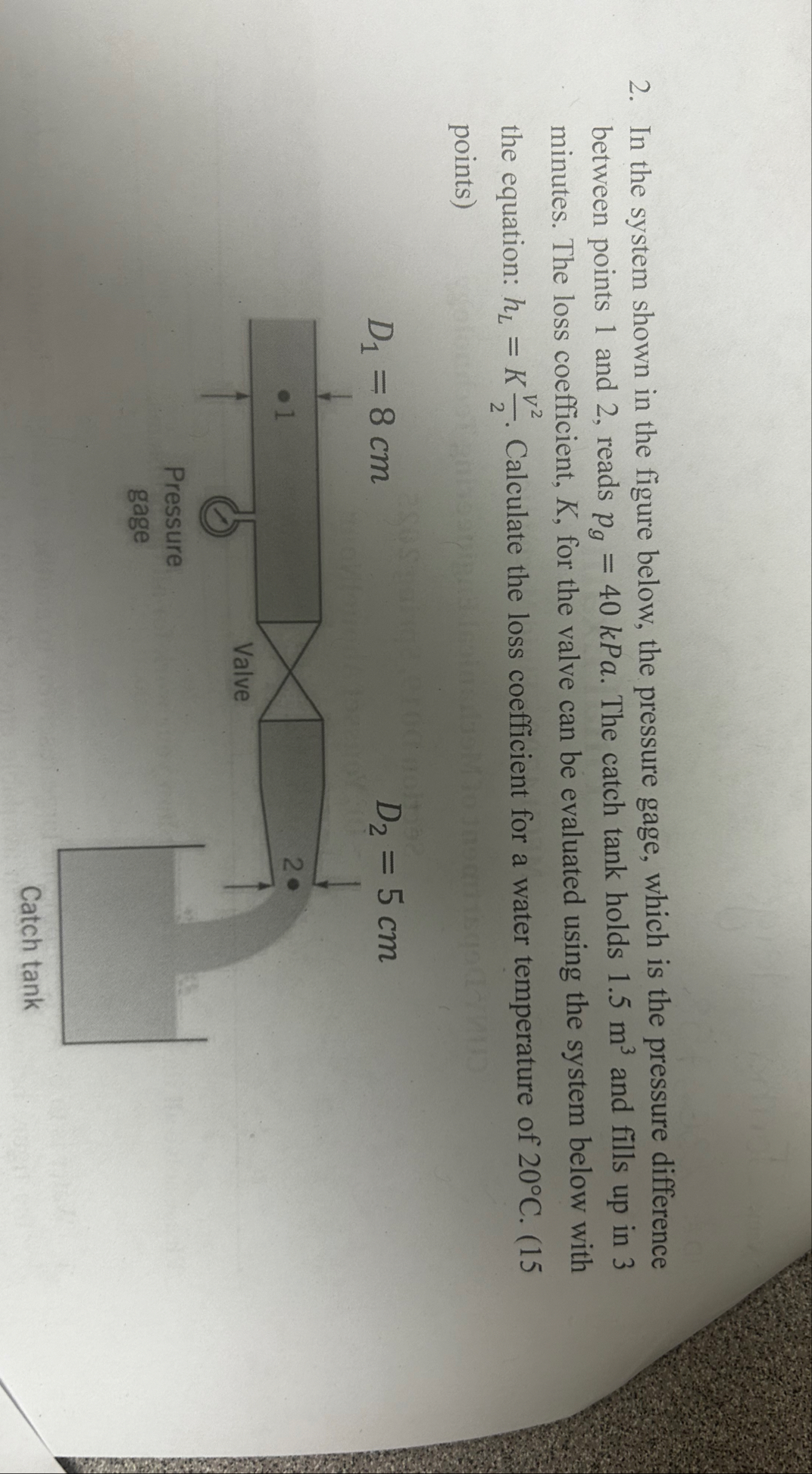 Solved In the system shown in the figure below, the pressure | Chegg.com